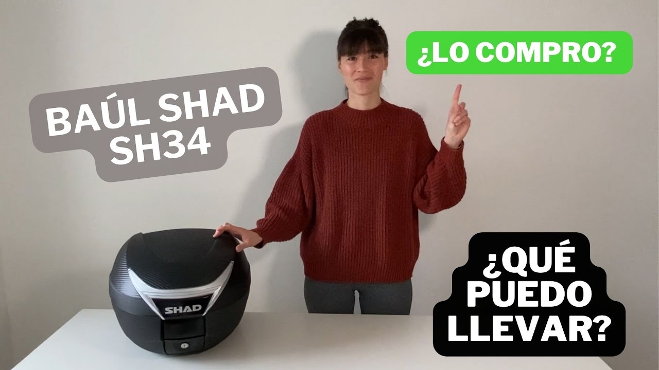 Baúl Shad SH34, ¿es mejor que el Shad SH33? 🤔 MIRALO ACÁ!!! - YouTube