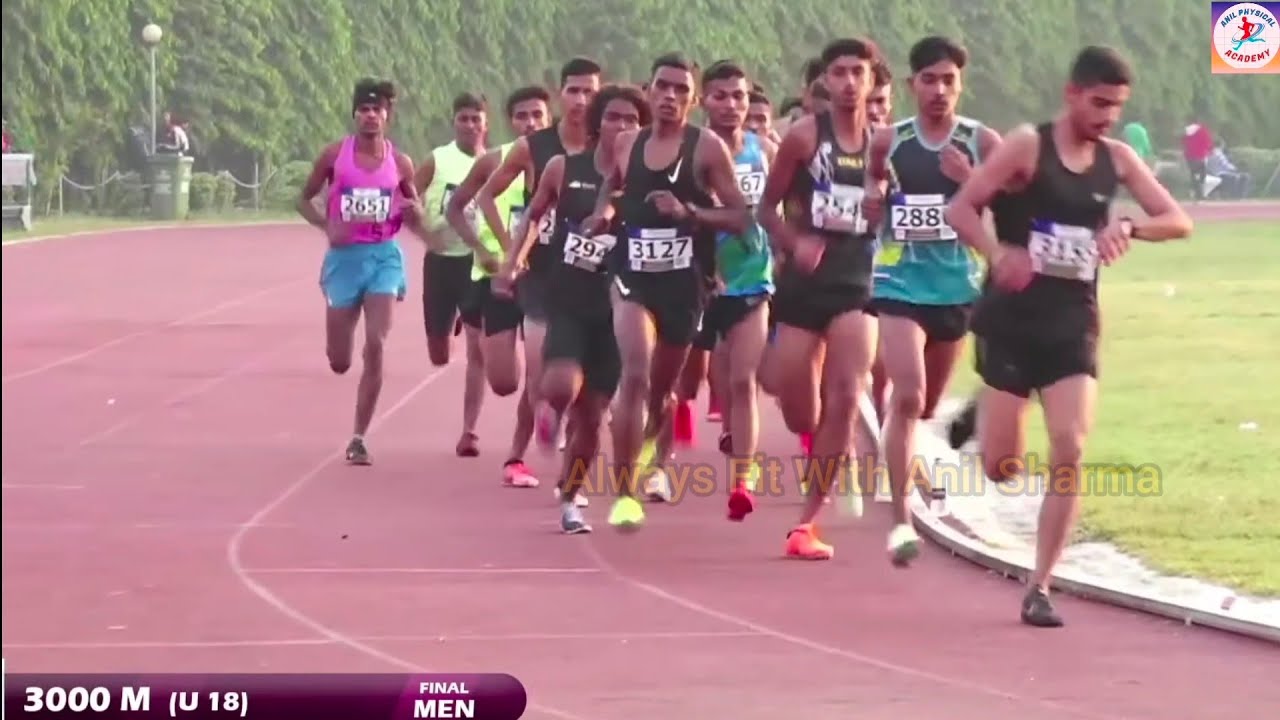 Boys 3000 Meter Final U-18{08:25Sec} In 37th National Junior Athletic ...