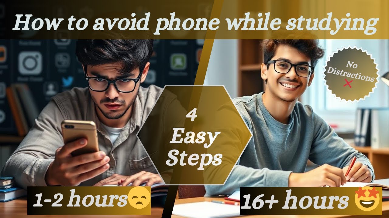 How to avoid phone while studying. पढ़ाई में फोन को कैसे हराएं? 4 आसान ...