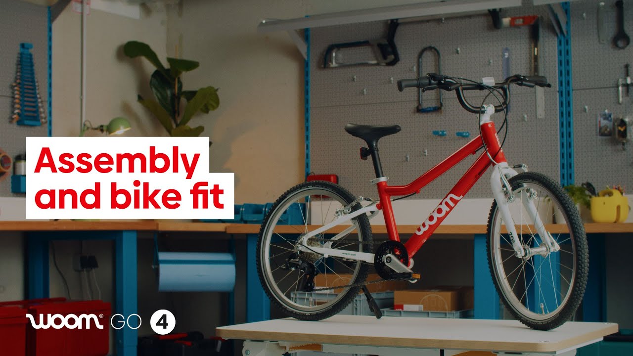 Assembly & Bike Fit | woom GO 4 | Kids' bike - YouTube
