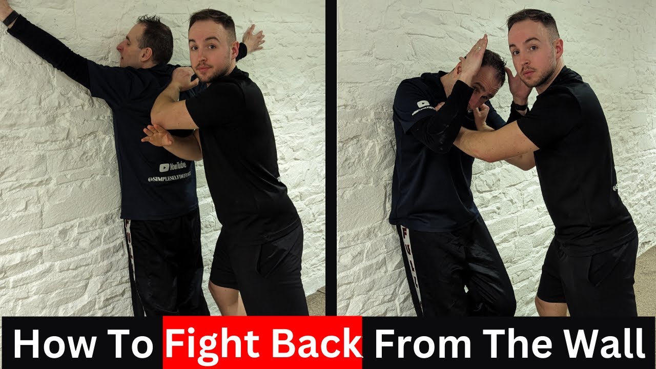 How To Defend Yourself When Against A Wall - YouTube
