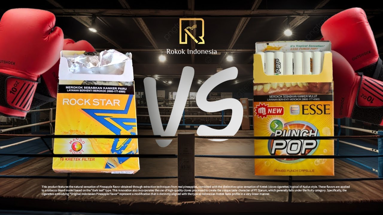 Rockstar Manga VS Esse Punch Pop | Rokok Indonesia - YouTube