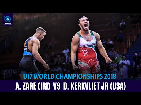 Two-time Olympic medalist Amirhossein ZARE wins first world title (2018 U17 World Championships)
