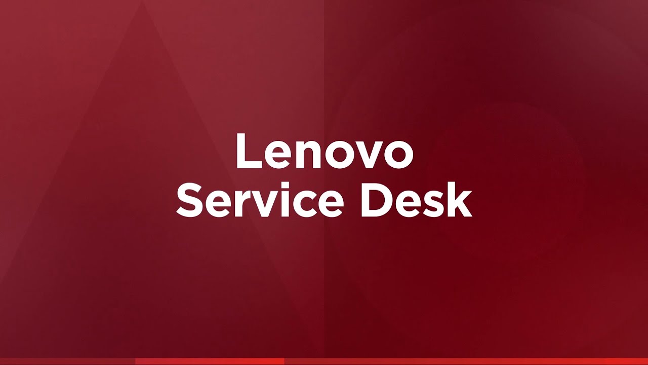 Lenovo Digital WorkPlace Solutions - A next-gen Service Desk - YouTube