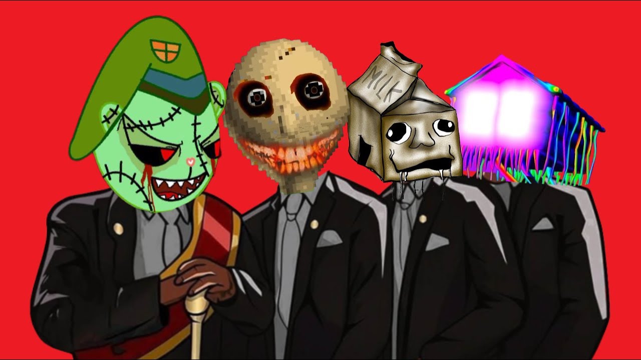 Flippy/Fliqpy HTF & Baldi & Milkwalker & Rainbow House Head - Coffin ...