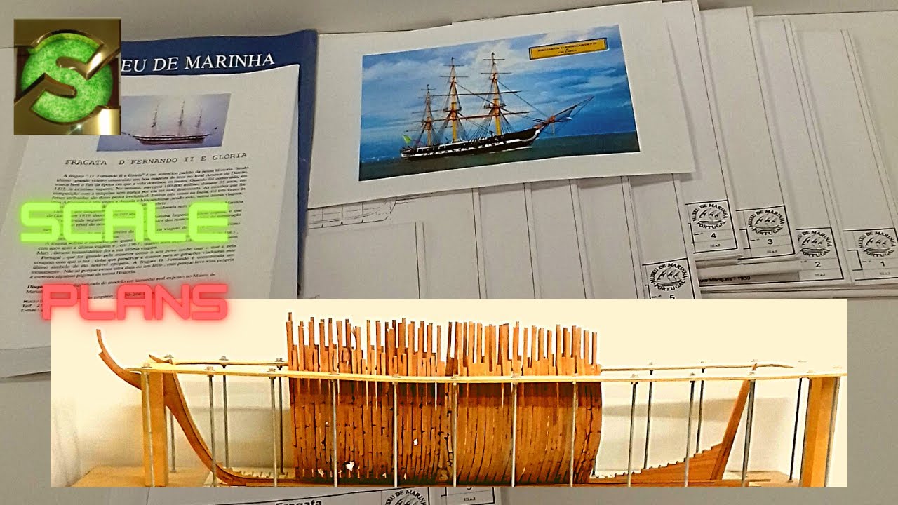 Model Boat Building Plans - Building Tall ship Frigate D Fernando II e ...