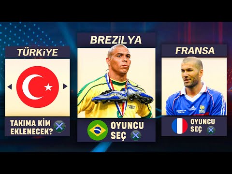 HER ÜLKEDEN 1 İKON FUTBOLCU ALMA CHALLENGE // FIFA 23 REBUILD KARİYER MODU