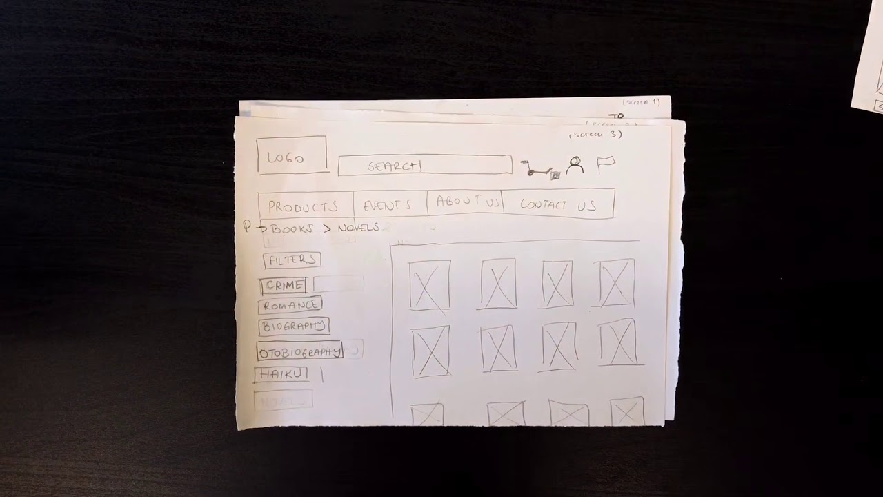 Paper wireframes - YouTube