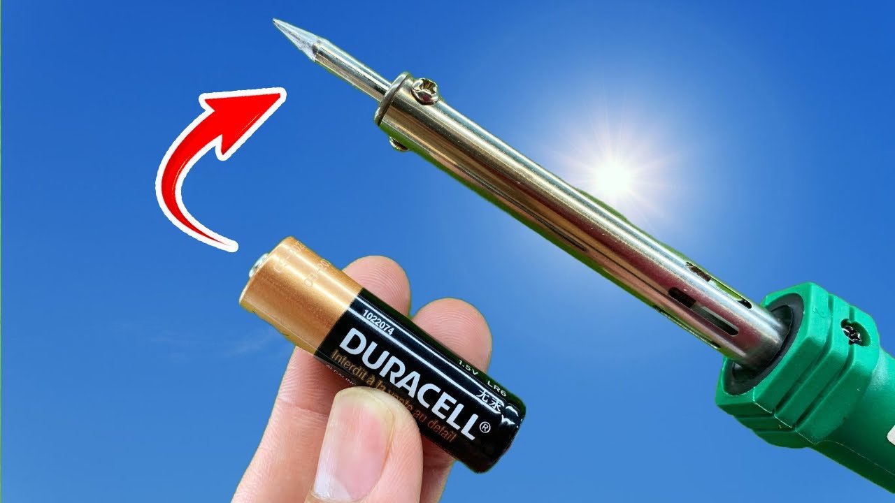 How to Make a Welding Machine from a 1.5V Battery Simply at Home ...