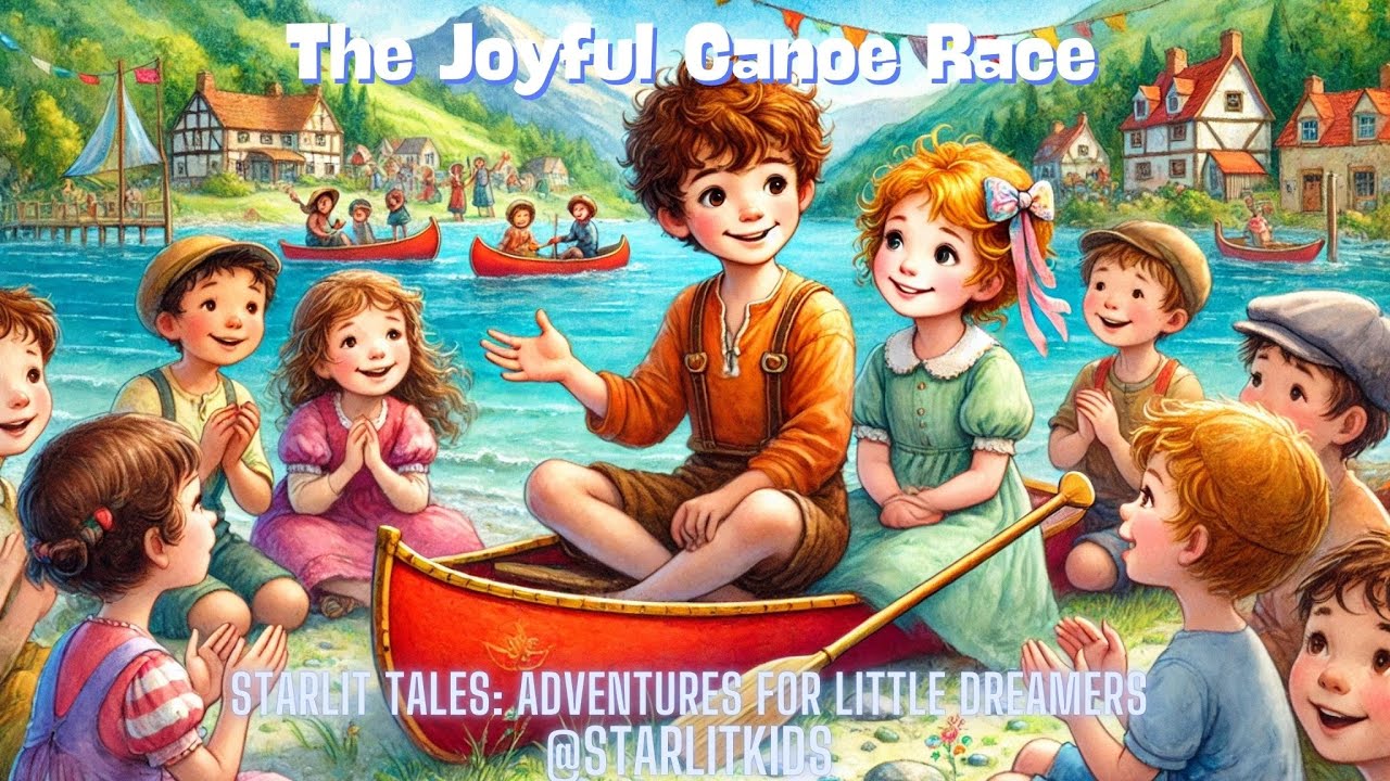 The Story of The Joyful Canoe Race Tales for Toddlers and Kids - YouTube