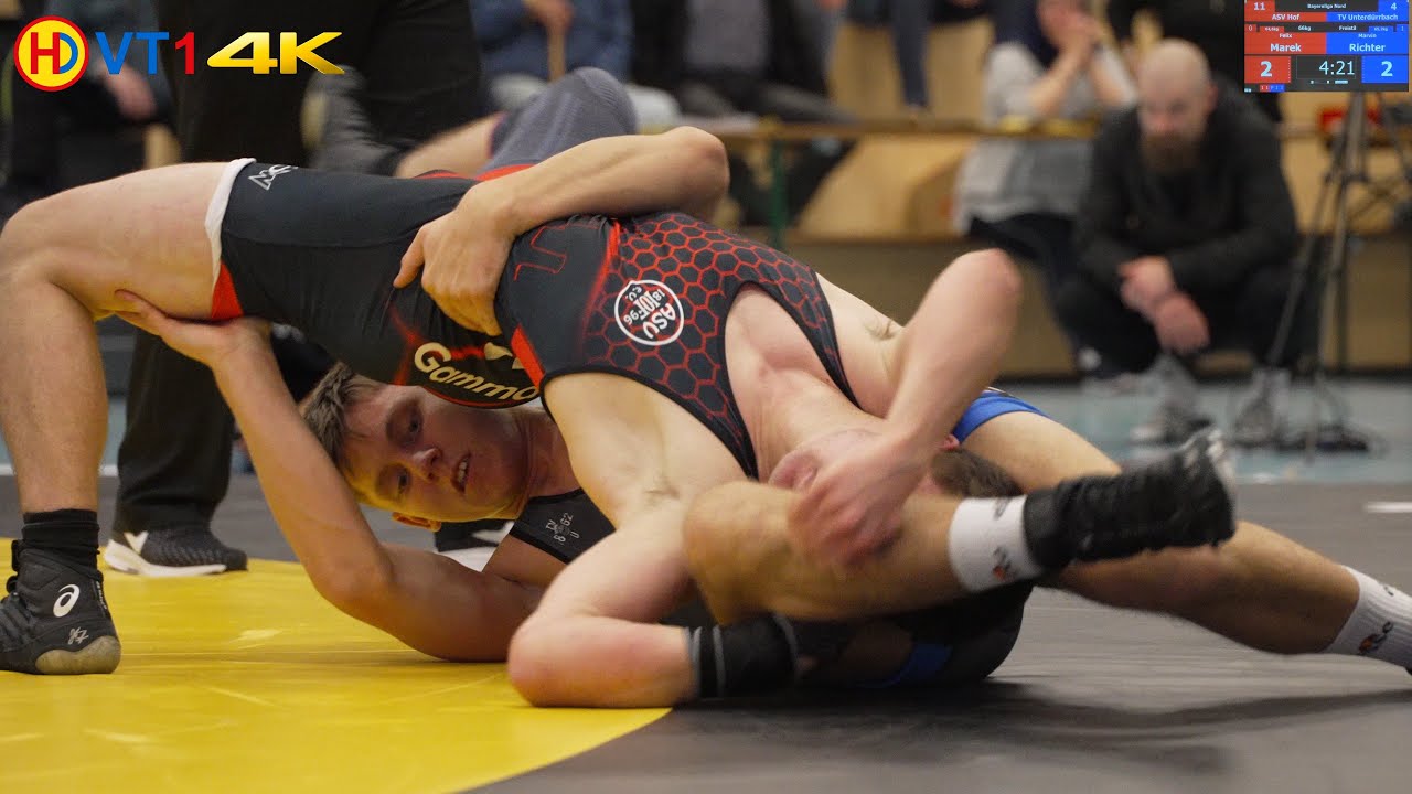 🤼 | Wrestling | 66kg FS: Felix Marek (Hof) vs. Marvin Richter ...