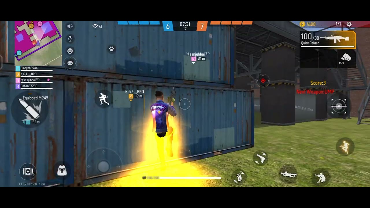 Free Fire Mobile Gameplay - YouTube