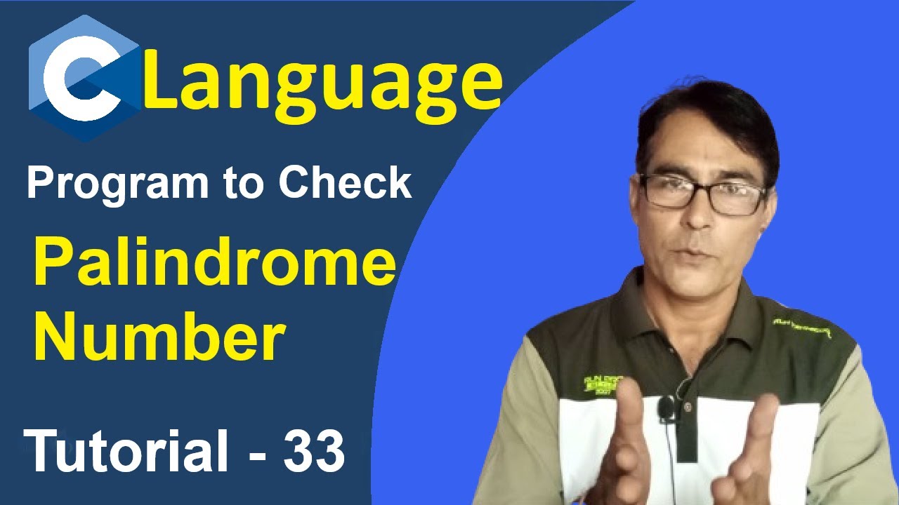 C Program To Check A Number Is Palindrome Or Not Using While Loop C 5947