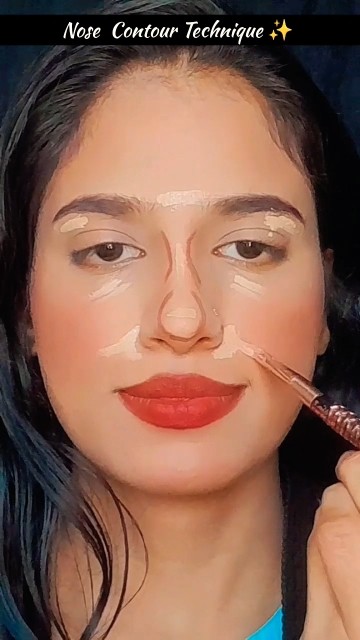 Achieve the perfect dolly nose sculpt with this easy technique ️# ...