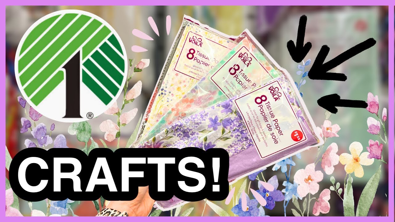 GENIUS 🤯 WAYS TO USE DOLLAR TREE TISSUE PAPER | DIY SPRING CRAFTS 2025 ...