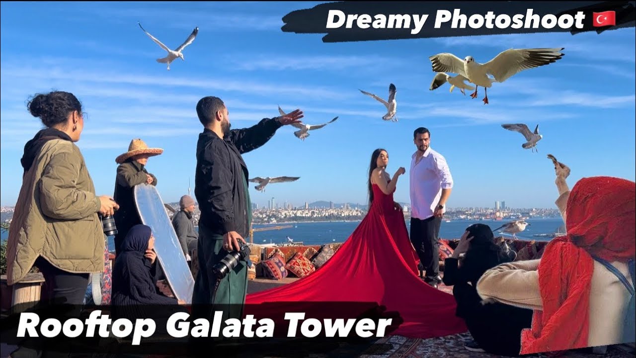 Photoshoot at Rooftop Galata Tower | Dreamy destination at #turkey 🇹🇷 ...