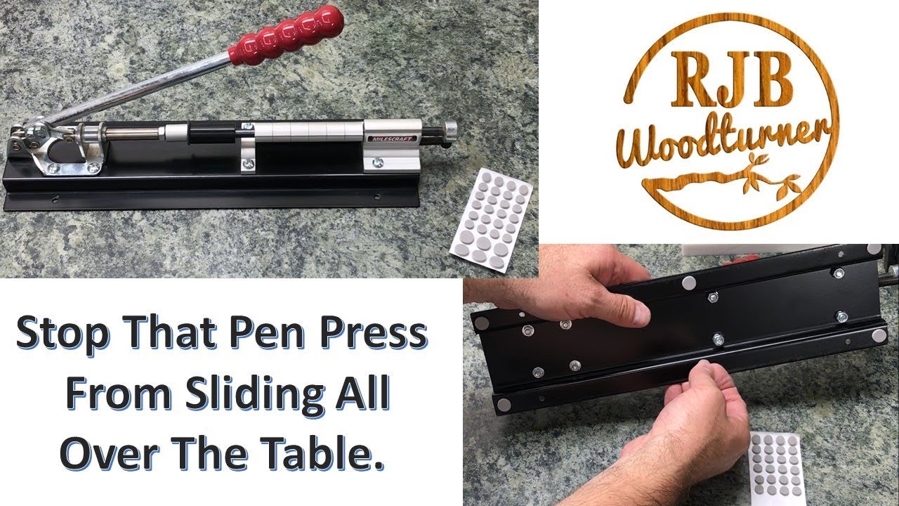 Stop That Pen Press From Sliding All Over The Table - YouTube