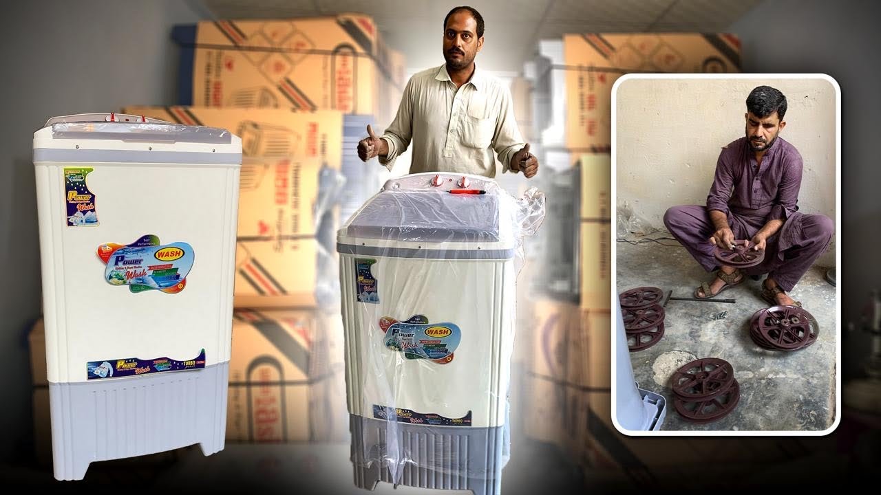 Amazing Manufacturing Mass Production Process Of Plastic Washing ...