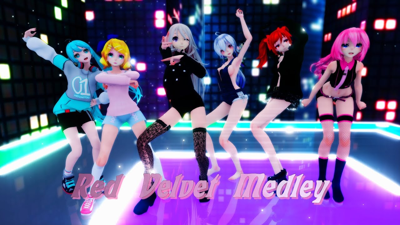 ≡MMD≡ Red Velvet MEDLEY [4KUHD60FPS] - YouTube