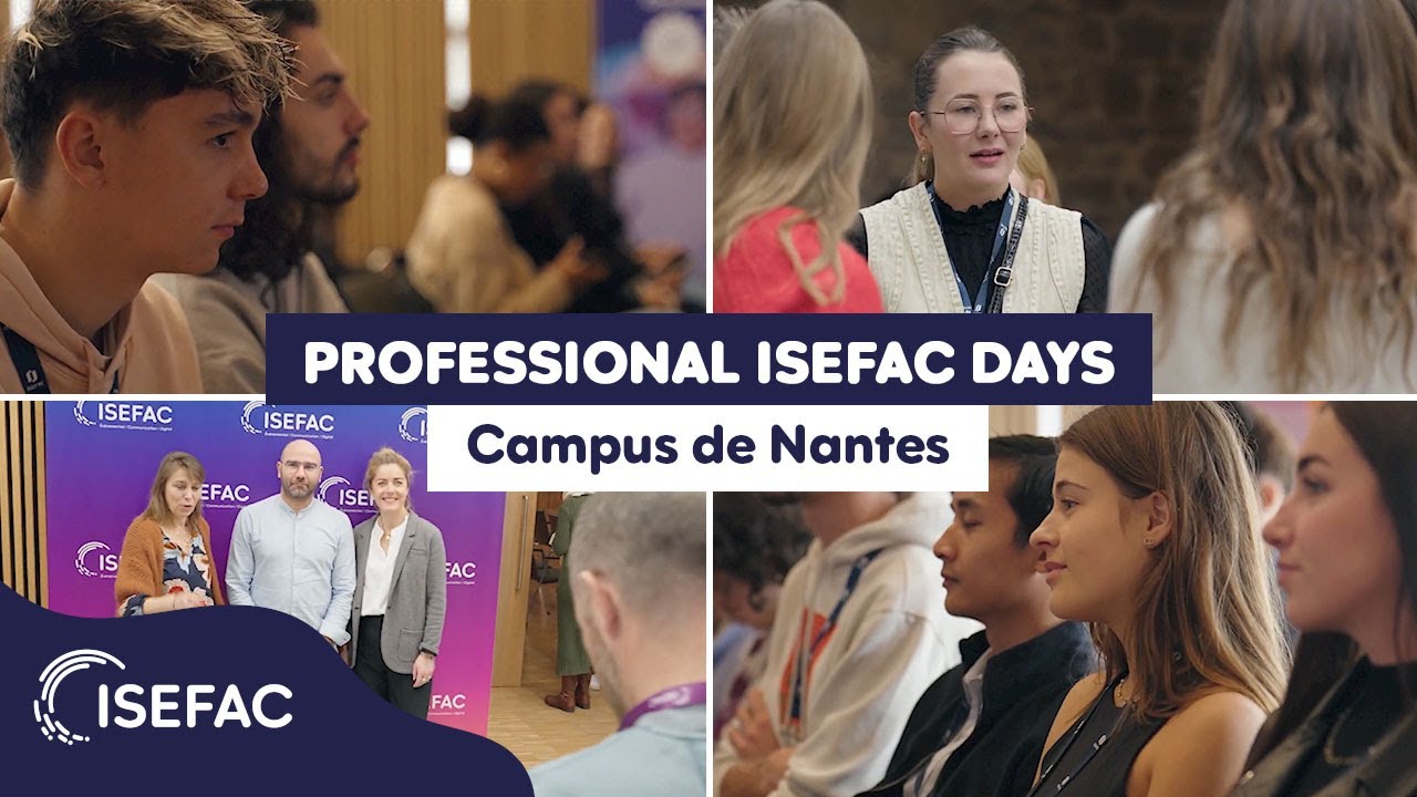 Professional ISEFAC Days - Campus de Nantes - YouTube