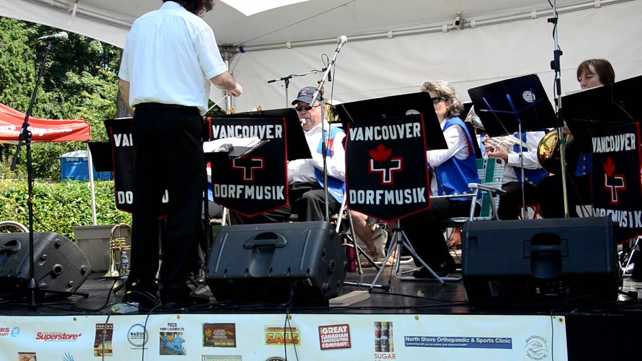 Vancouver Dorfmusik performs Holiday in Rio Soloist Ross Strachan drums ...