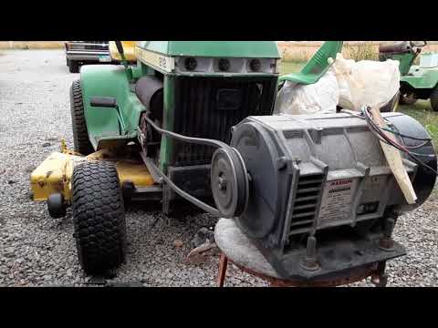Markon 6000 watt generator test run - YouTube