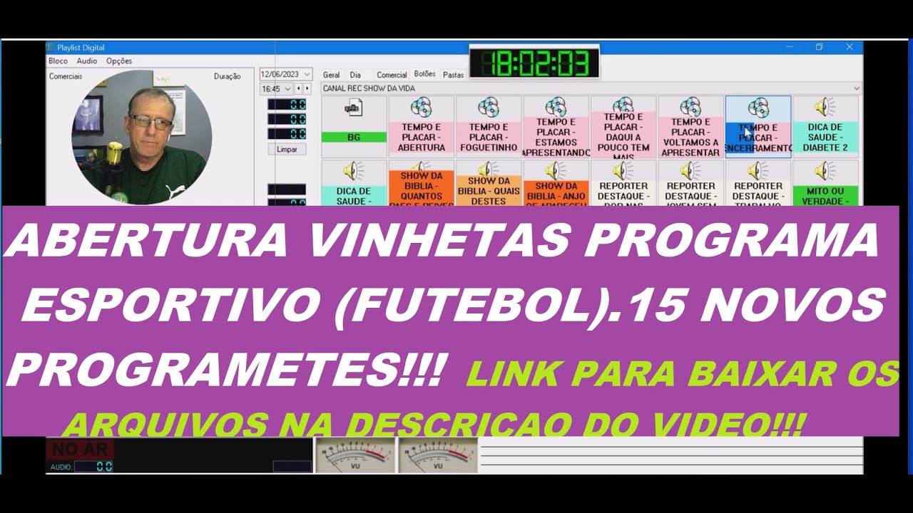 ABERTURA E VINHETAS PROGRAMA ESPORTIVO TEMPO E PLACAR E 15 NOVOS ...
