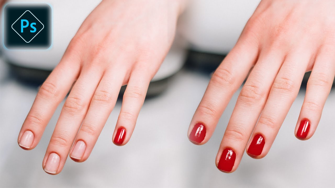 Photoshop 2022 : How to Colour Nail Polish in Photoshop | 2 Minutes ...
