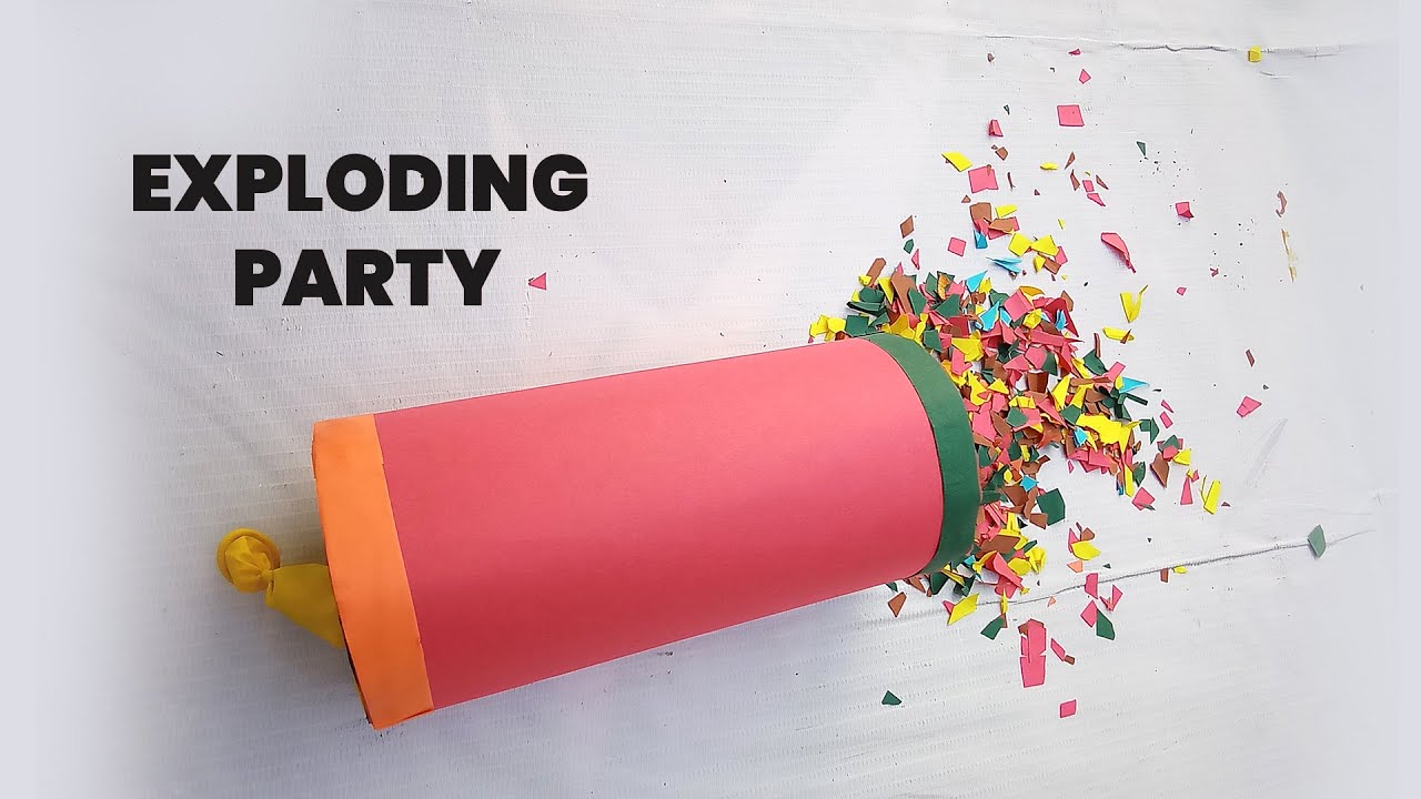 Paper Exploding Party | Paper Celebration | Anything Craft - YouTube