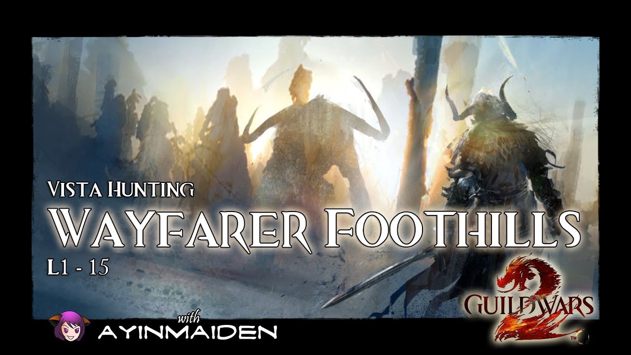 Guild Wars 2 - Wayfarer Foothills Vistas - YouTube
