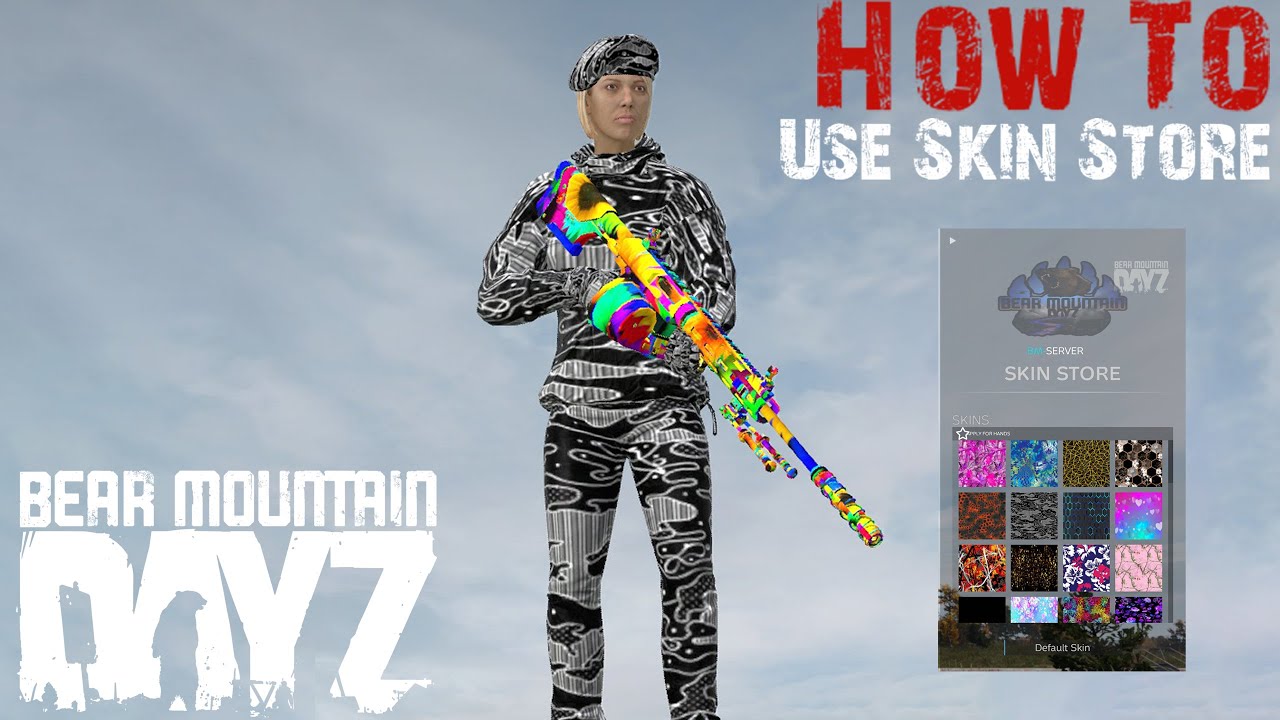 How To Use Skin Store | Bear Mountain DayZ - YouTube