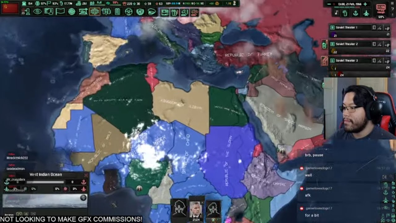 Cold War Iron Curtain HOI4 MP #5 - YouTube