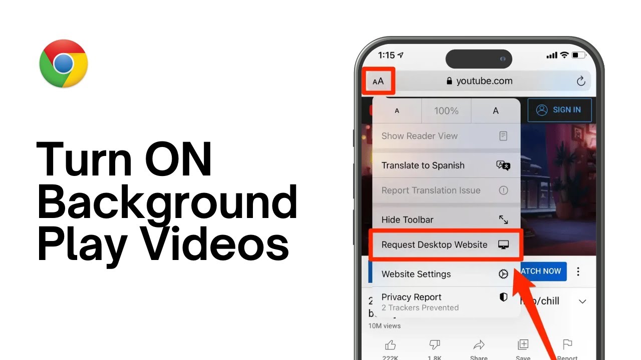 How to Turn ON Background Play of Videos in Chrome Browser - YouTube
