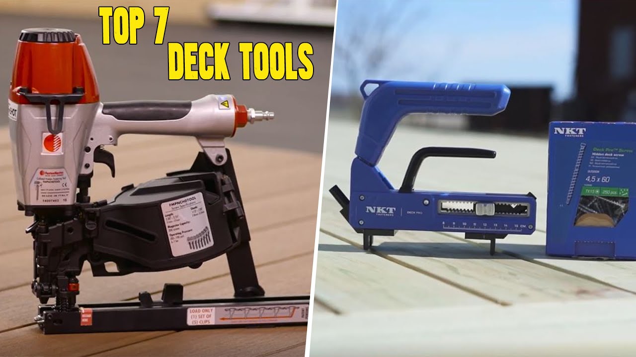 Top 7 Deck Building Tools | The Tools Require For Your Deck Design ...
