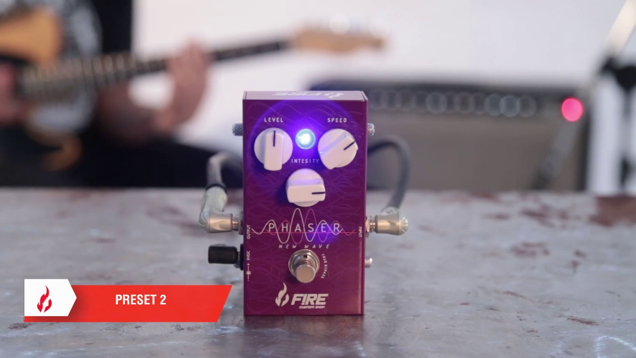 Demonstração Pedal Fire Phaser New Wave Restyle - YouTube