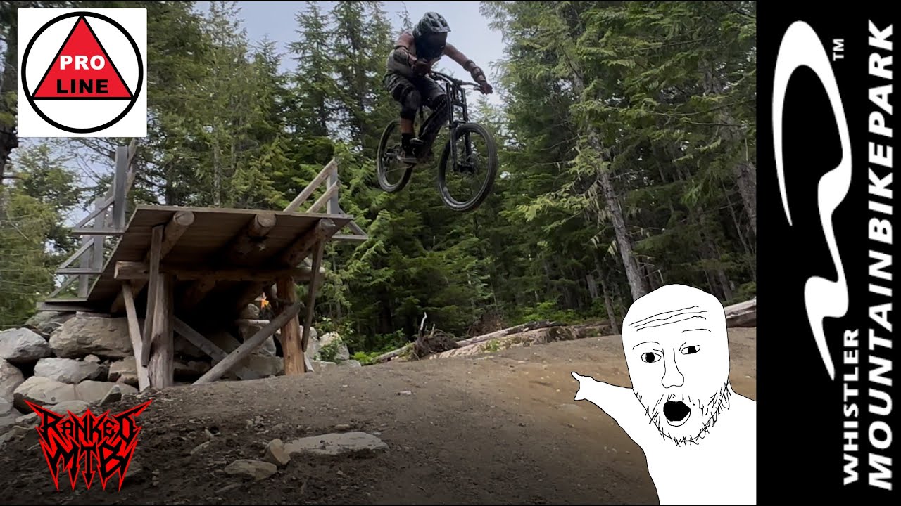 Texas Biker Rides Dirt Merchant and A-Line || Whistler Bike Park 2024 ...