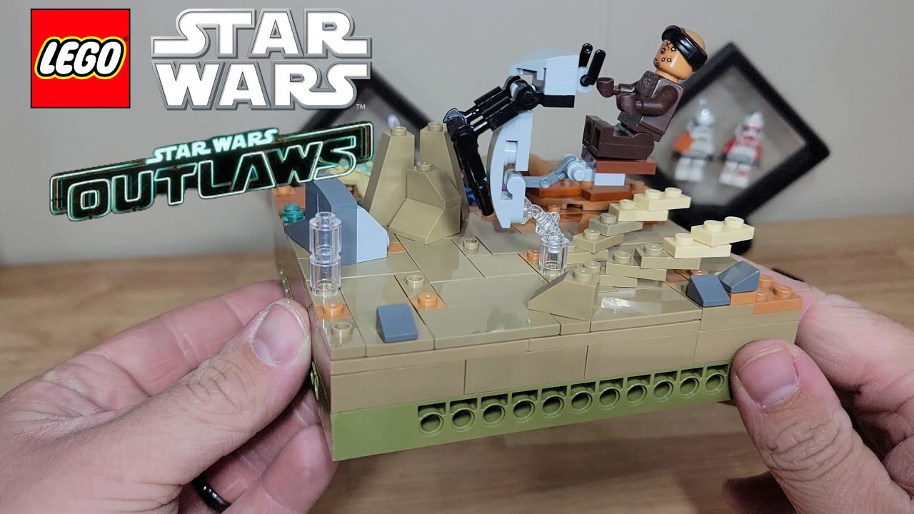 Lego Star Wars Outlaw custom Speeder - YouTube