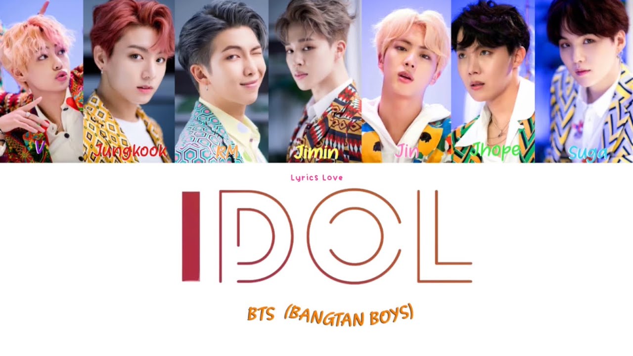 BTS - IDOL Lyrics (Eng/Esp/Pron) #bts #lyricvideo #idolbts - YouTube