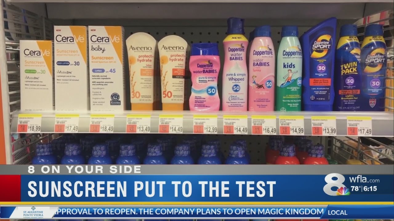 Sunscreen put to the test - YouTube