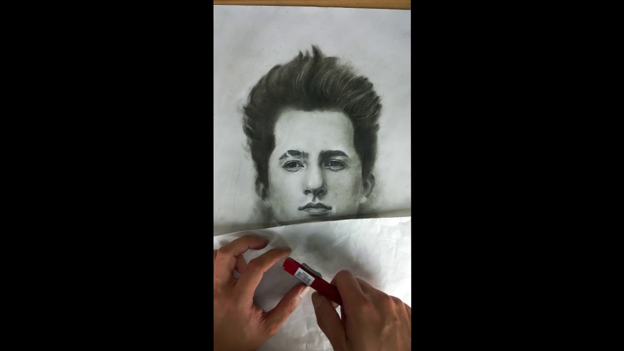 Charlie Puth speed drawing - YouTube