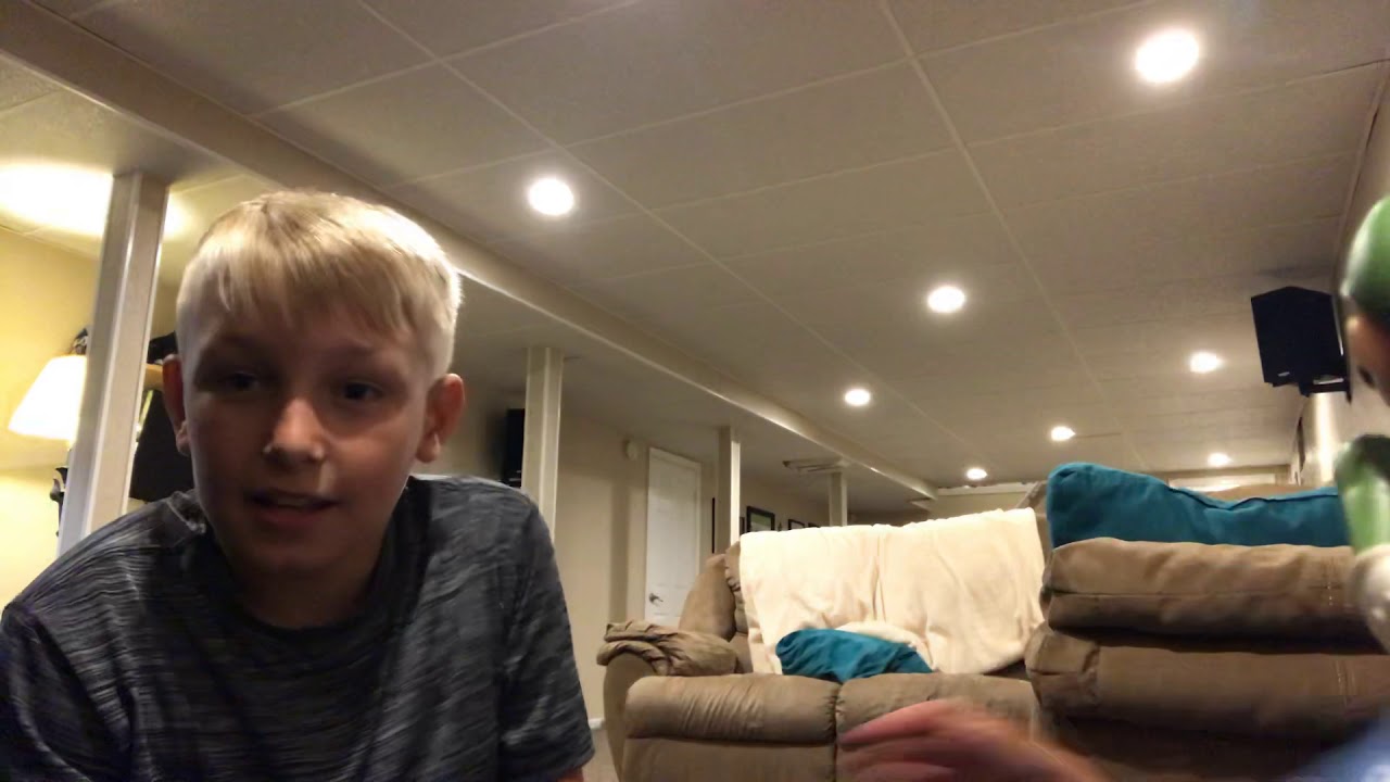 Built a fort in my basement amazing! - YouTube