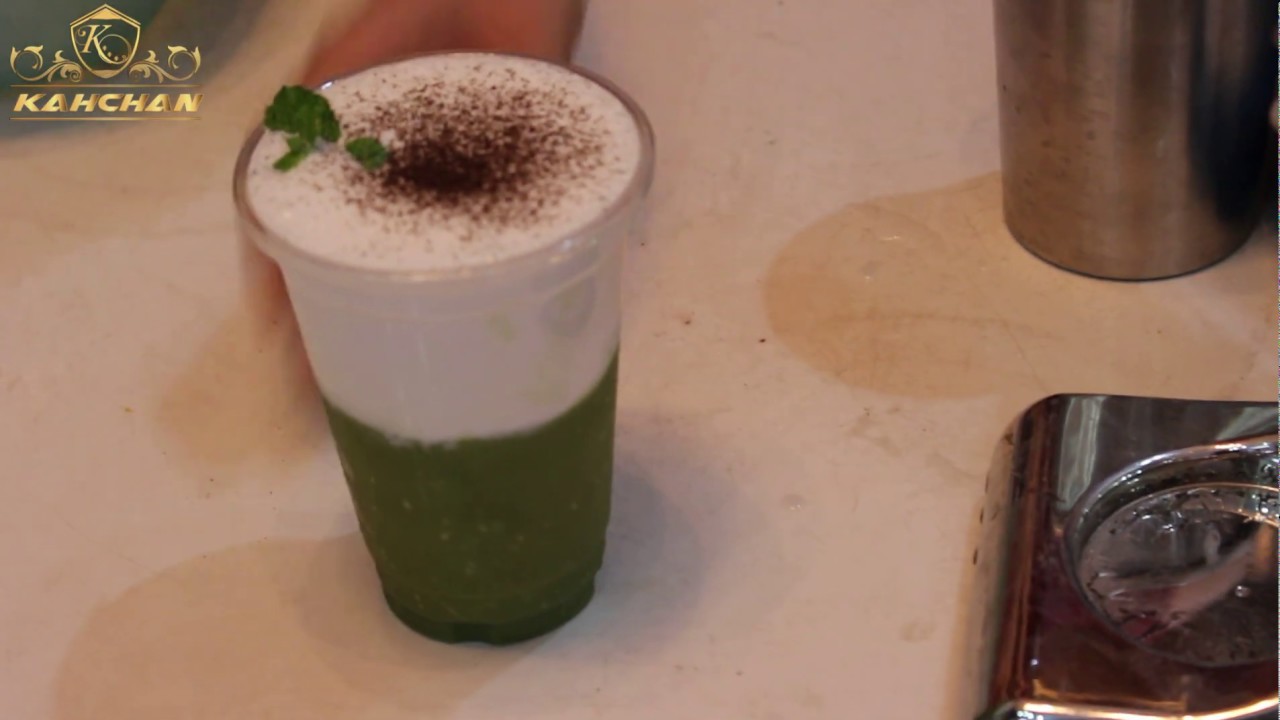 hướng dẫn cách làm matcha milk foam | matcha machiato - YouTube