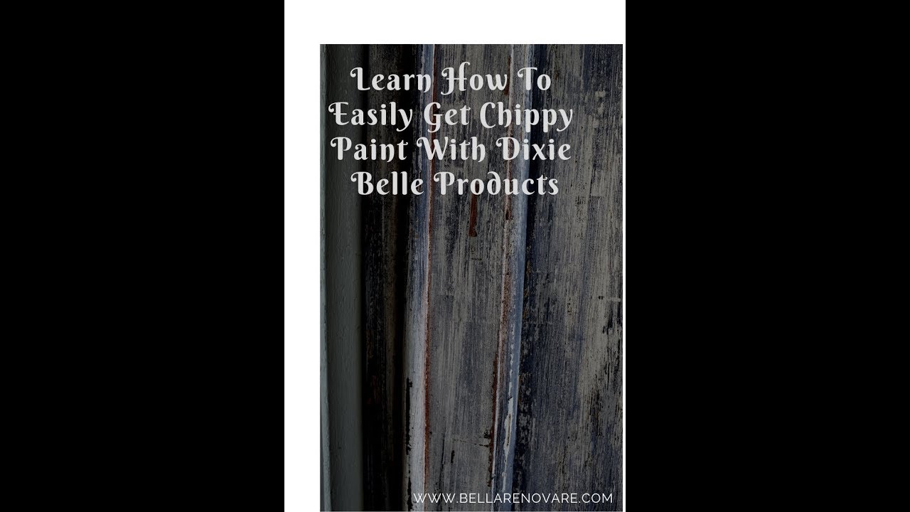 Learn How To Easily Get Chippy Paint - YouTube