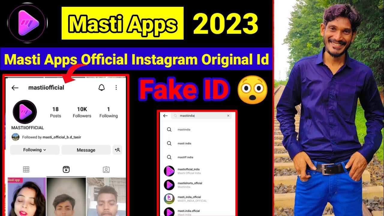 Masti Apps Official Original Instagram I'd | How to search masti ...