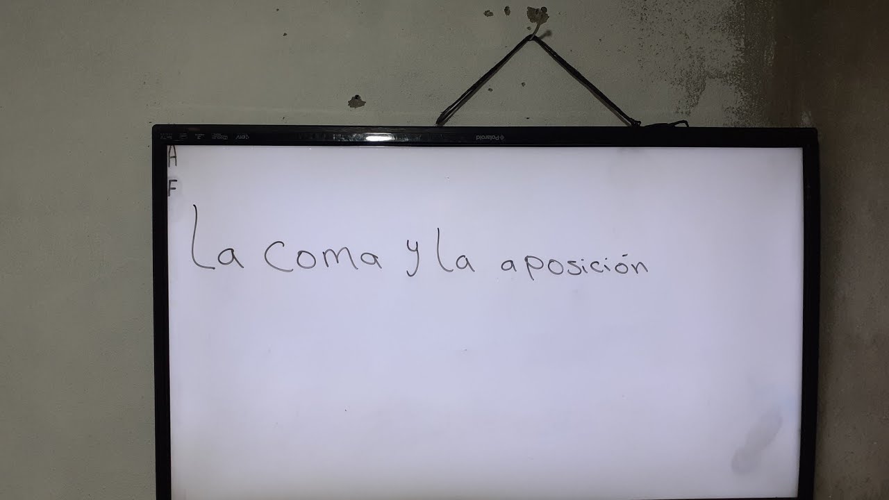 La coma III. La coma y la aposicion explicativa - YouTube