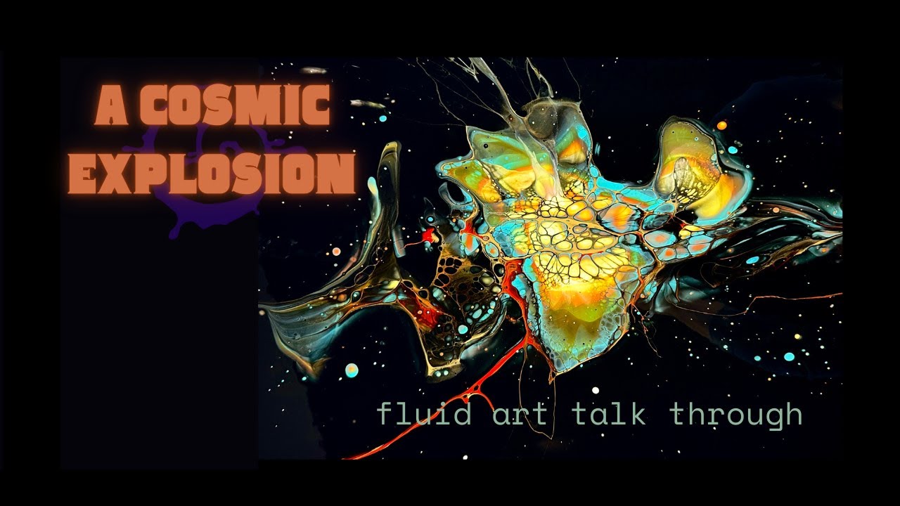 EPIC splattered hide and reveal! real time talk through process 💥 ...
