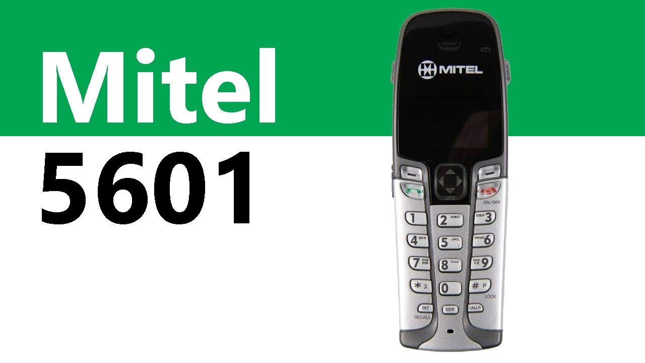 Mitel 5601 Cordless DECT Phone - Product Overview - YouTube
