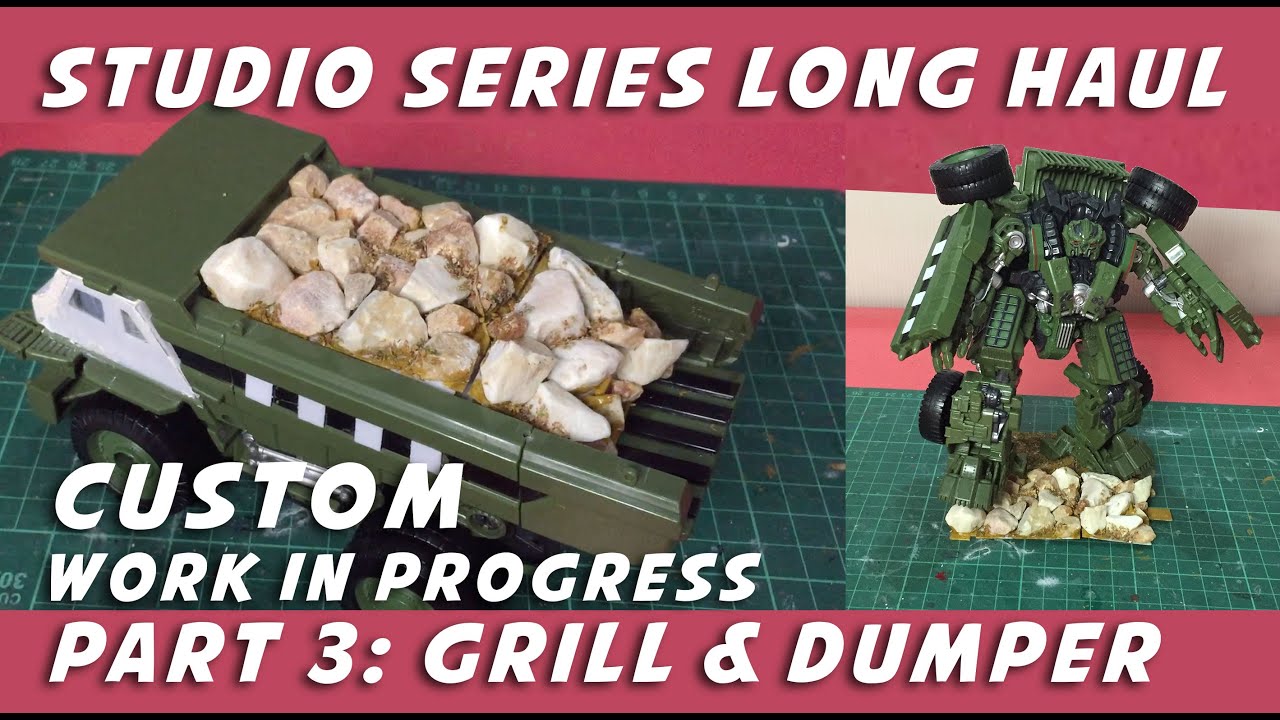 Part 3/4: WIP Custom Studio Series Long Haul Front Grill & Dumper - YouTube