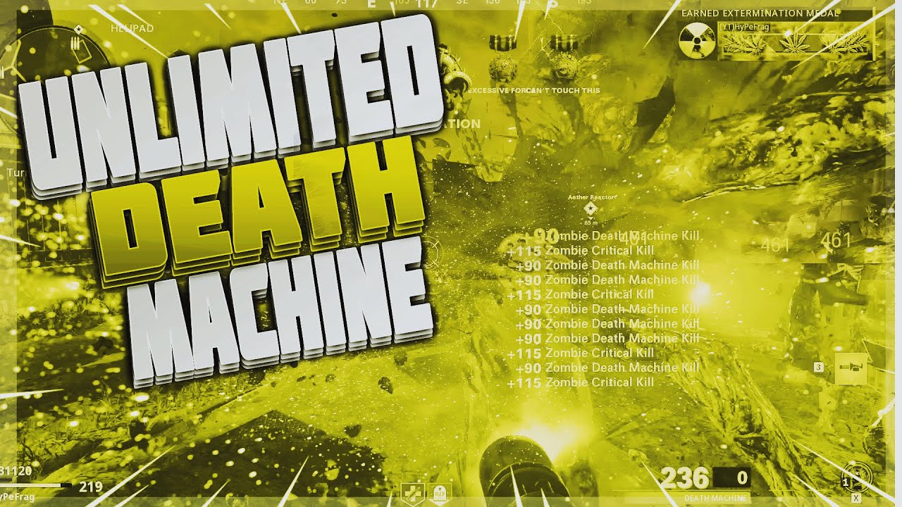 Call Of Duty Cold War Zombies Glitch "Unlimited Death Machine" - YouTube