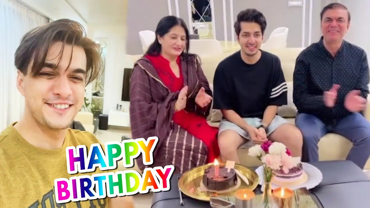 Mohsin Khan Brother Birthday Video | Mohsin Khan With Family Celebrate ...